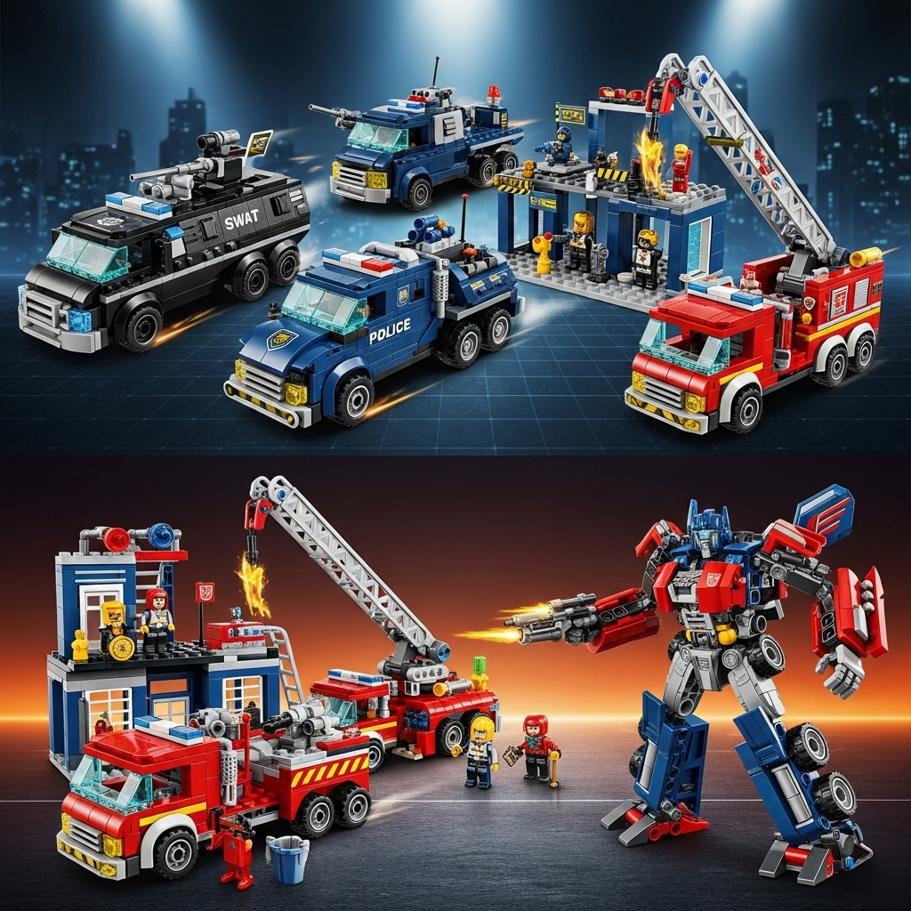 Build & Play Vehicles & Robots – Giggle Nest