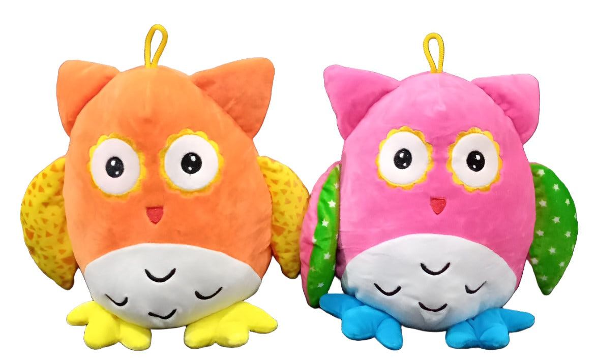 Colorful Owl Stuffed Toy – Giggle Nest