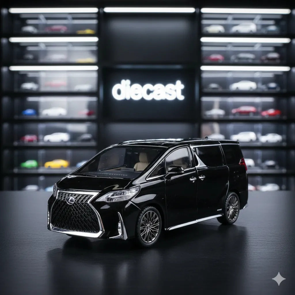 1:24 Lexus LM300 Diecast Model Car – Pullback, Sound & Light + Key ...